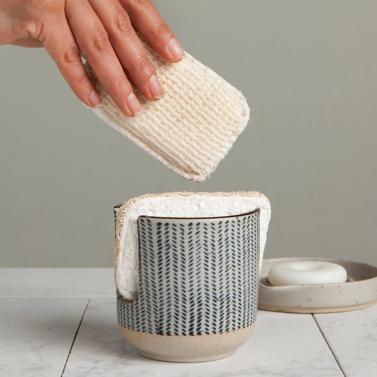 Herringbone Element Sponge Holder – Little Salmon